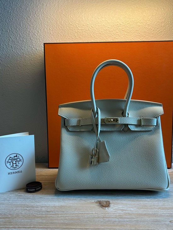 Unbranded | Bags | Birkin 25 In White Leather | Poshmark